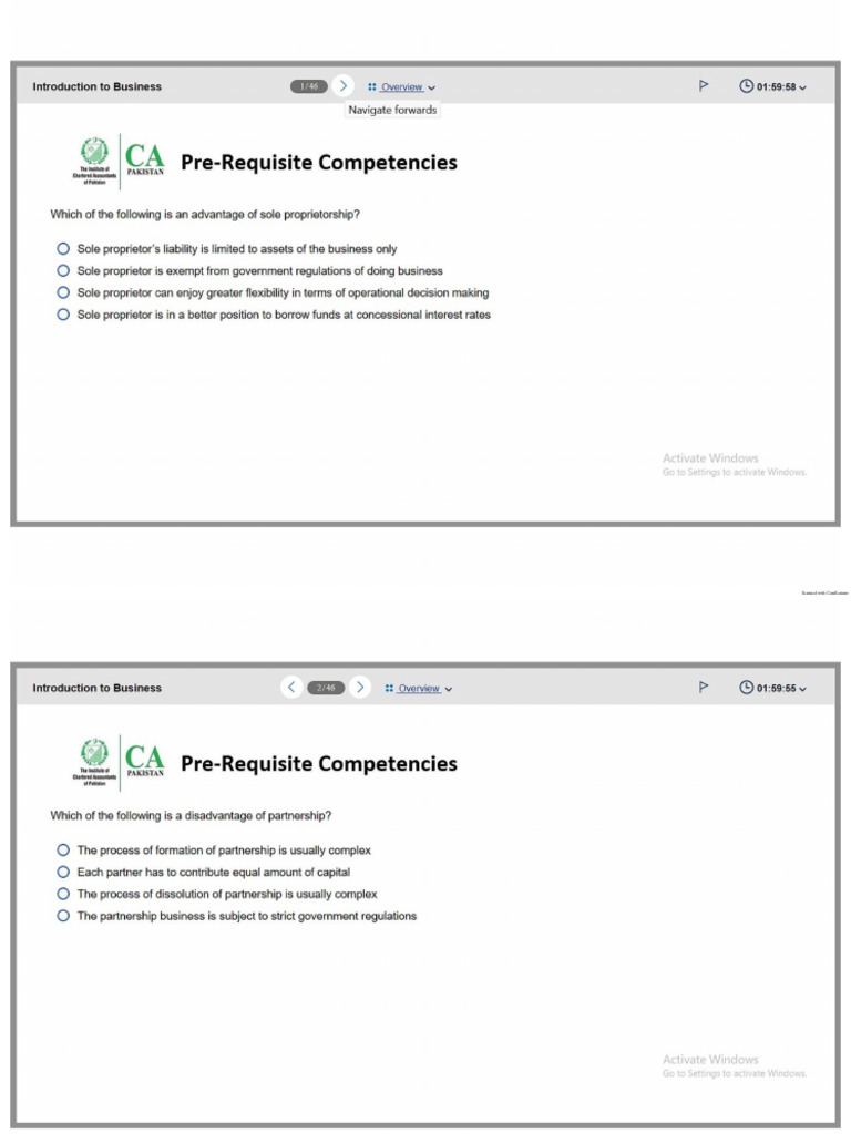 PRC ITB Model Paper ICAP Official-1 | PDF