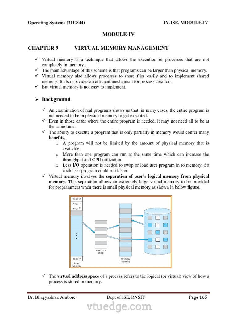 MODULE-4 Watermark | PDF | Process (Computing) | Computer Data Storage