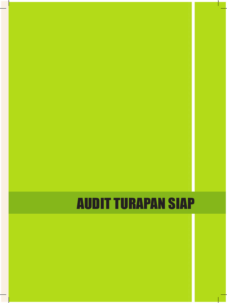 Buku Senggara Jalan - Audit Turapan Siap | PDF