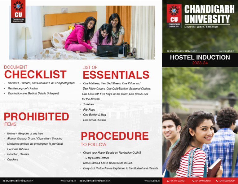Hostel Orientation Checklist | PDF
