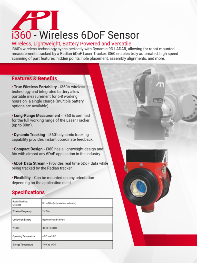 I360 Spec Sheet EN | PDF