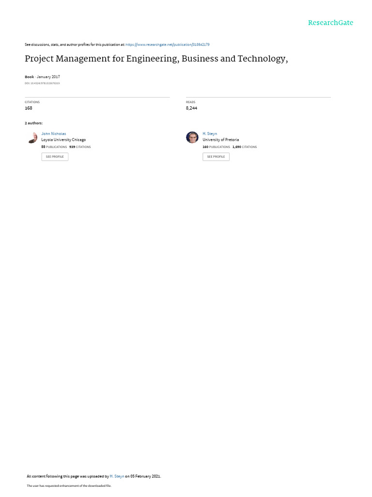 Project Management Essentials | PDF | Books | Project Management