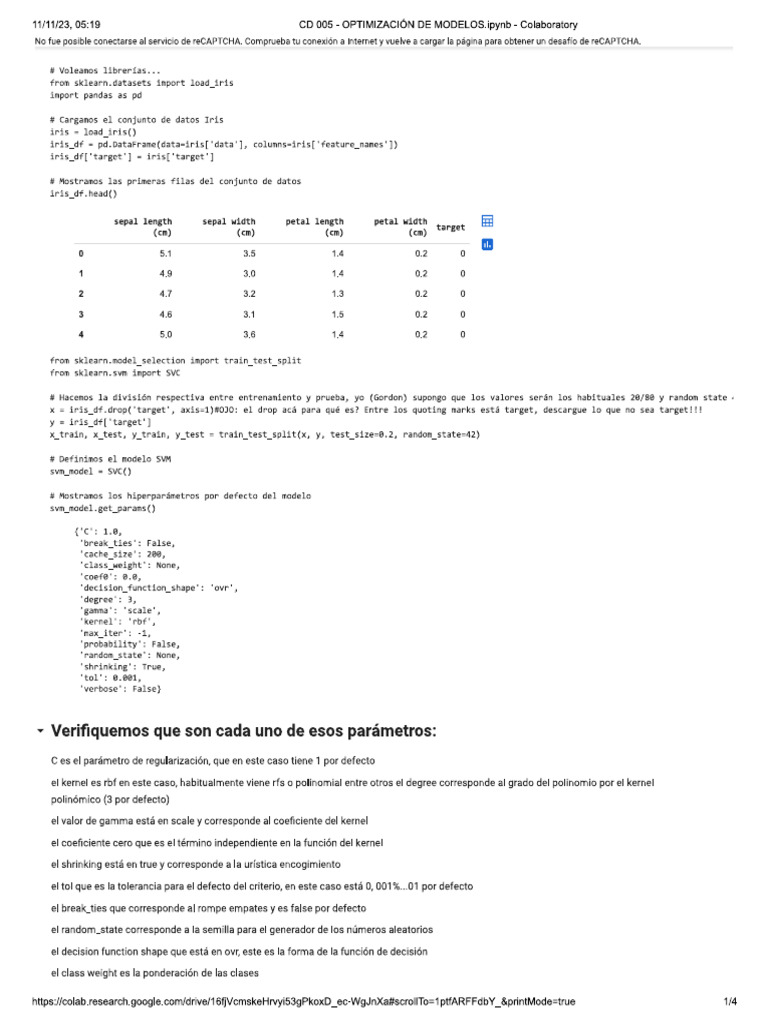 CD 005 - Optimización de Modelos - Trabajo Extra-Clase | PDF