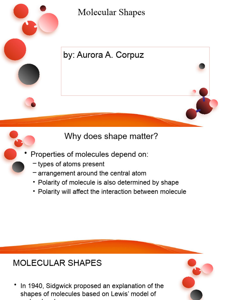 Molecular Shapes | PDF | Molecules | Chemical Bond