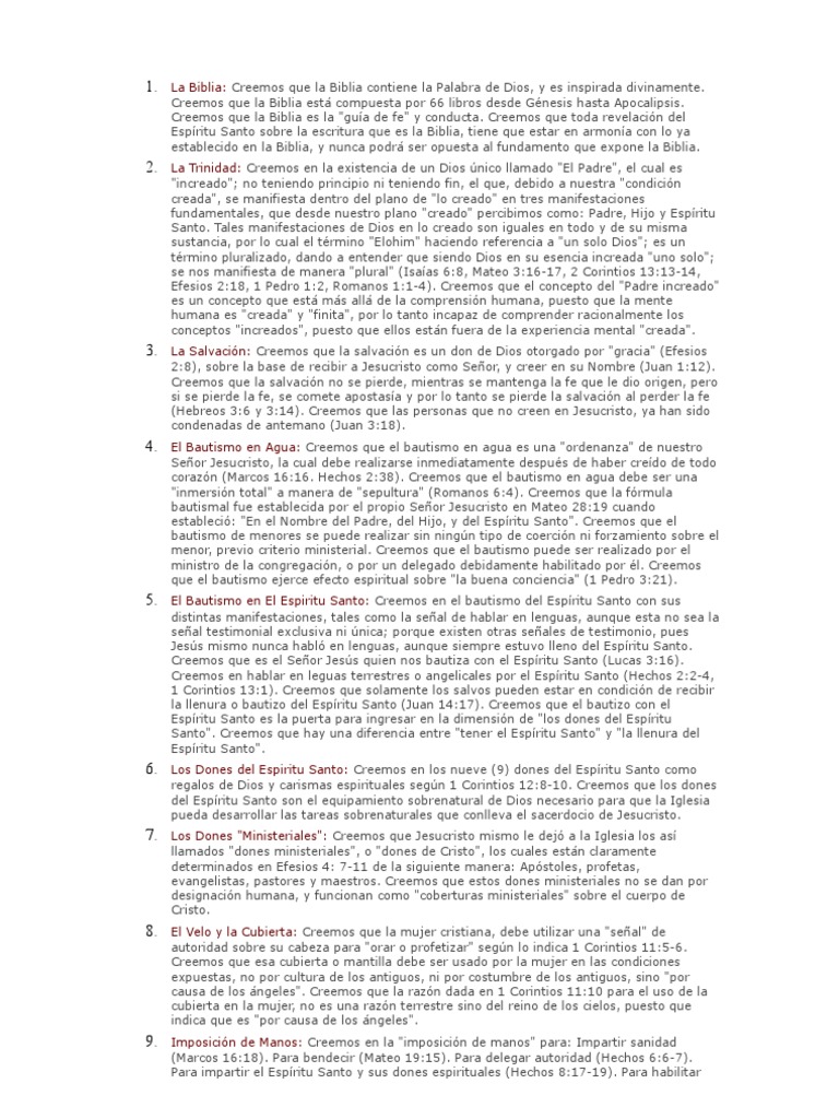 Nuestro Credo | PDF | Sacerdote | Bautismo