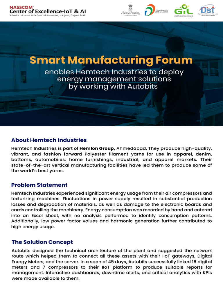 Smart Energy Management Success Story Hemtech Industries Final 16012023 | PDF | Computing