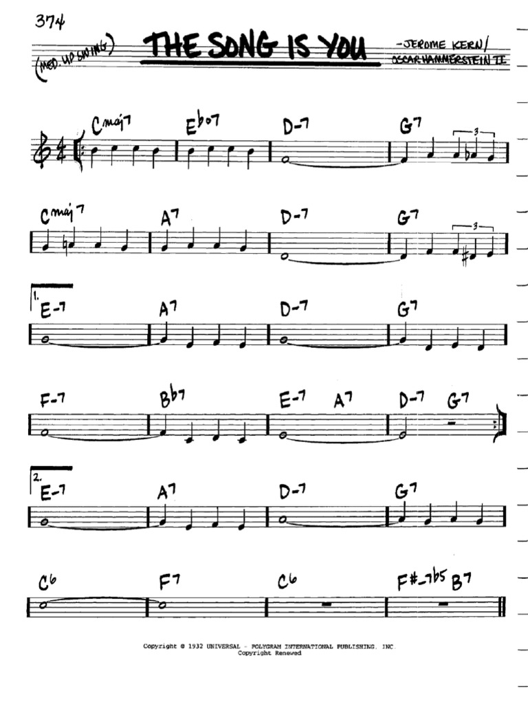 The Song Is You | PDF