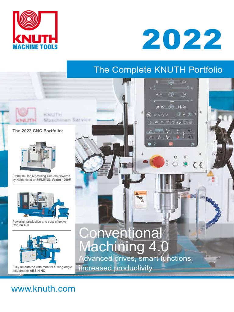 KNUTH Product Catalog English UK | PDF | Numerical Control | Machining
