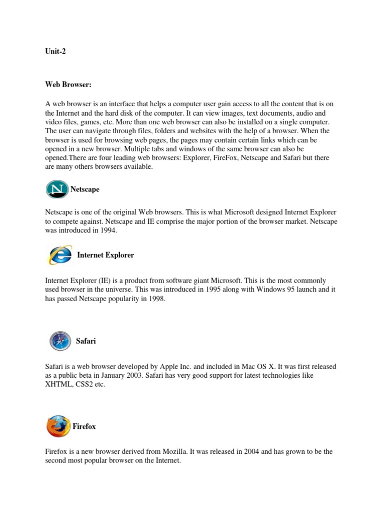 Unit2 IT | PDF | Domain Name System | World Wide Web