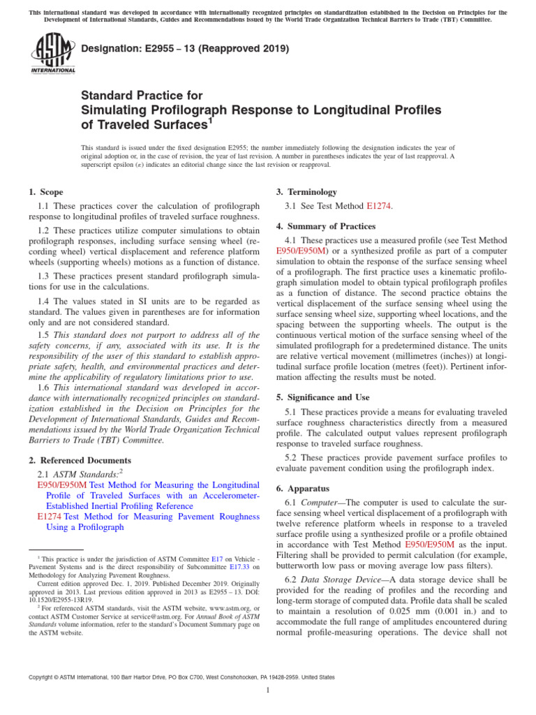 Simulating Profilograph Response To Longitudinal Profiles of Traveled ...
