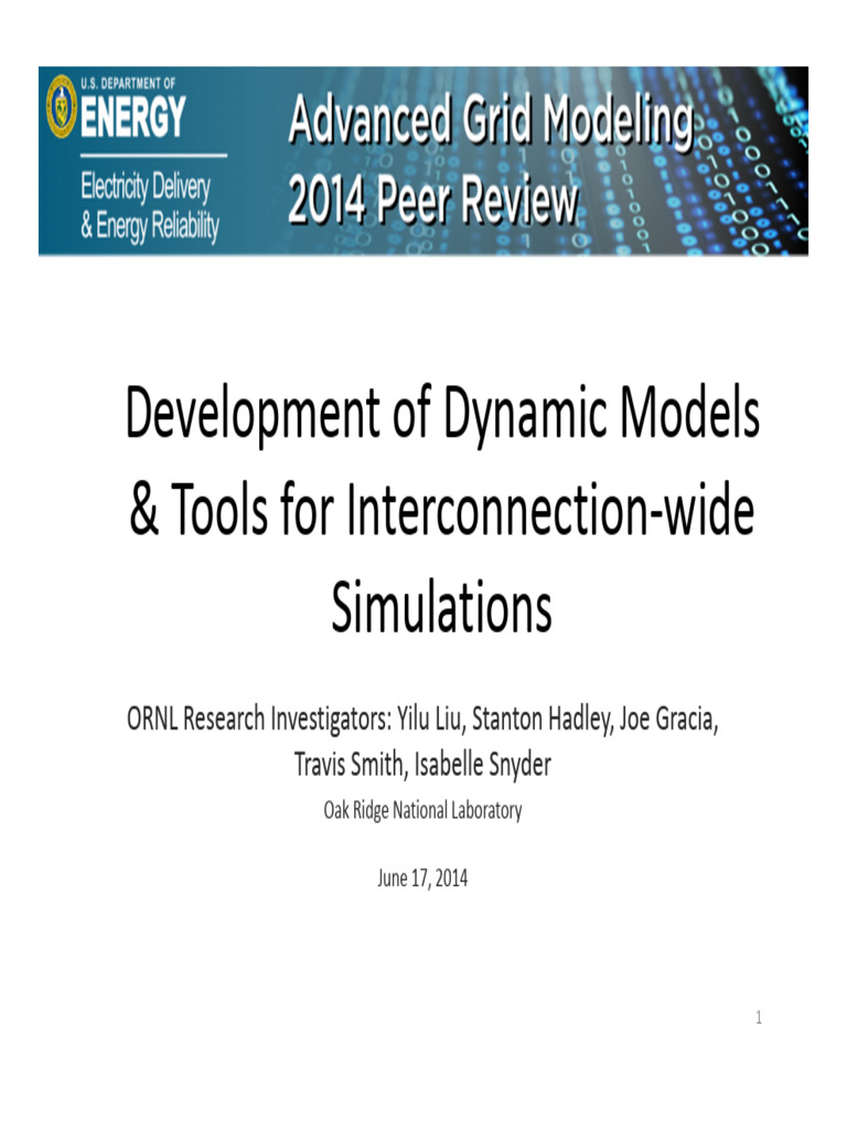 Develop Dynamic Model Part1 Pdf Electrical Grid Simulation