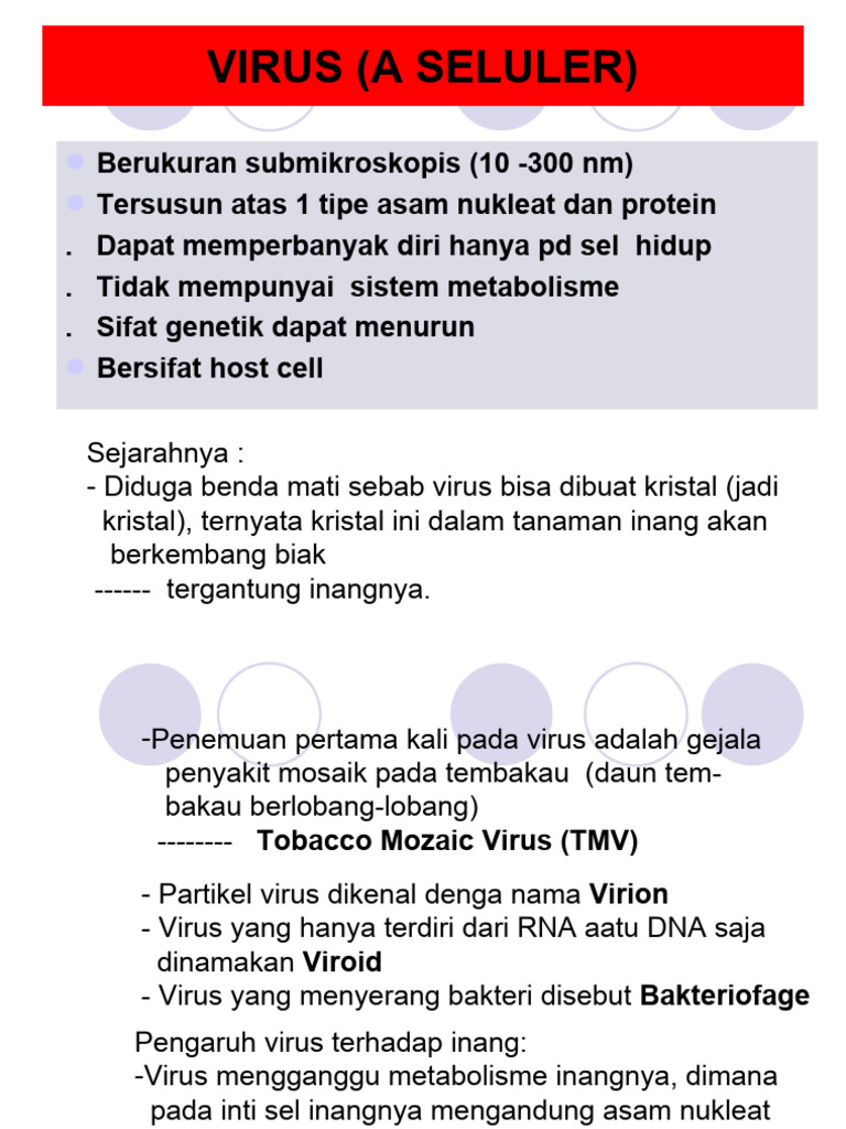 Kuliah VI-Virus Algae DLL | PDF