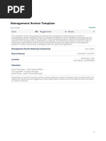 ISO 13485 Management Review Procedure | PDF | Quality Management System ...