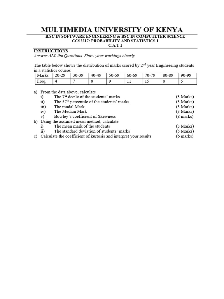 Prob & Statistics | PDF | Teaching Methods & Materials