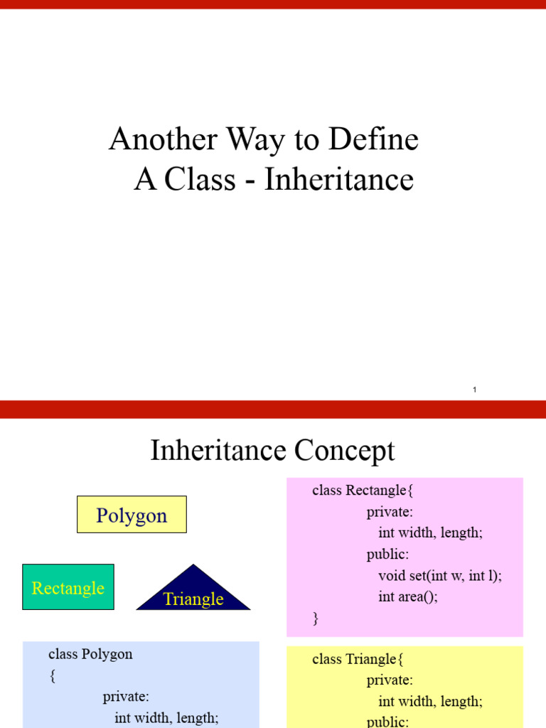 Inheritance Pt2 Pdf Inheritance Object Oriented Programming Class Computer Programming