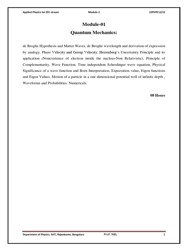 Physics | PDF | Waves | Electron