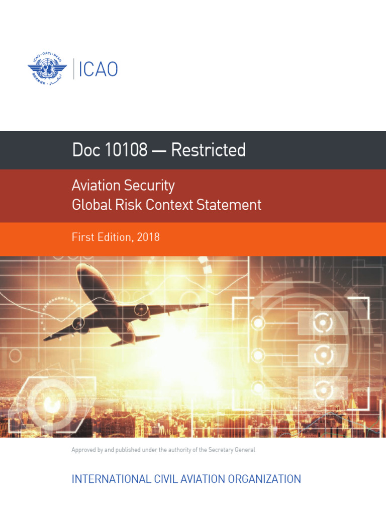 Icao Risk Context Statement | PDF | Risk | Vulnerability (Computing)