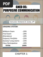 Purposive Communication Module | PDF | Communication | Nonverbal Communication