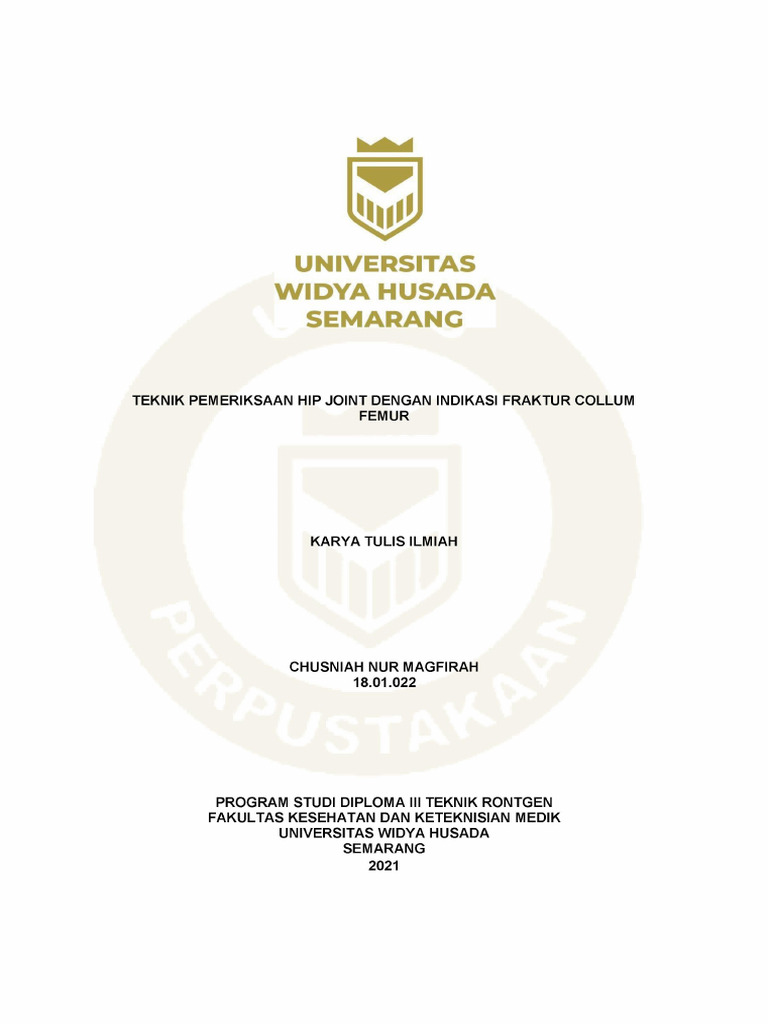 Contoh KTI Radiologi | PDF