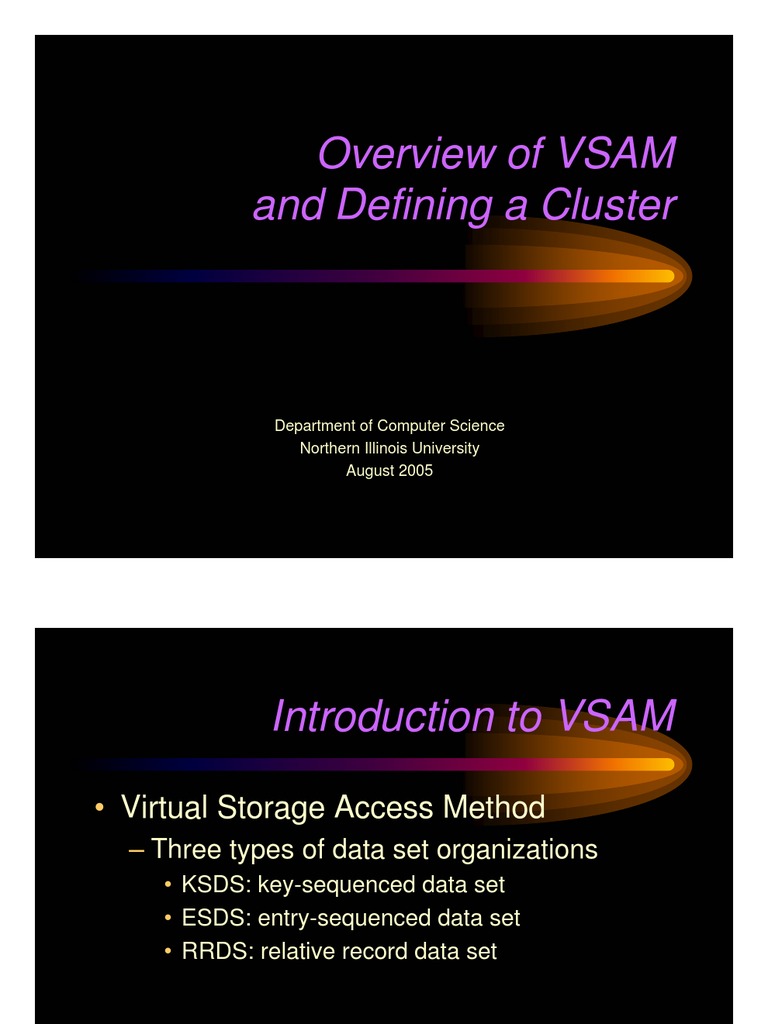 Overview of VSAM | PDF | Computer Programming | Information Retrieval