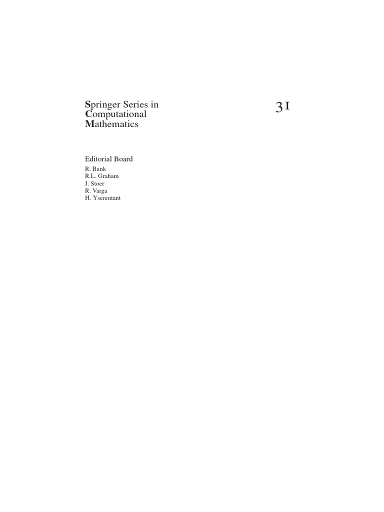 Geometric Numerical Integration Structure Preserving Algorithms Pdf Hamiltonian