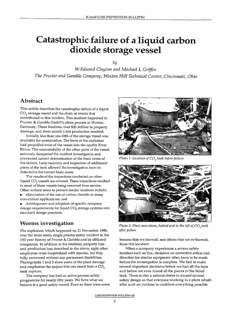 Catastrophic Failure of Liquid Carbon Vessel | PDF