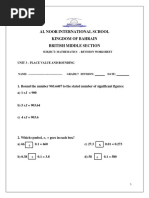 Square Numbers and Cube Numbers Worksheet and Answers | PDF ...