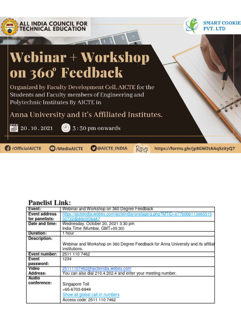 AICTE 360 Degree Feedback | PDF | Login | Password
