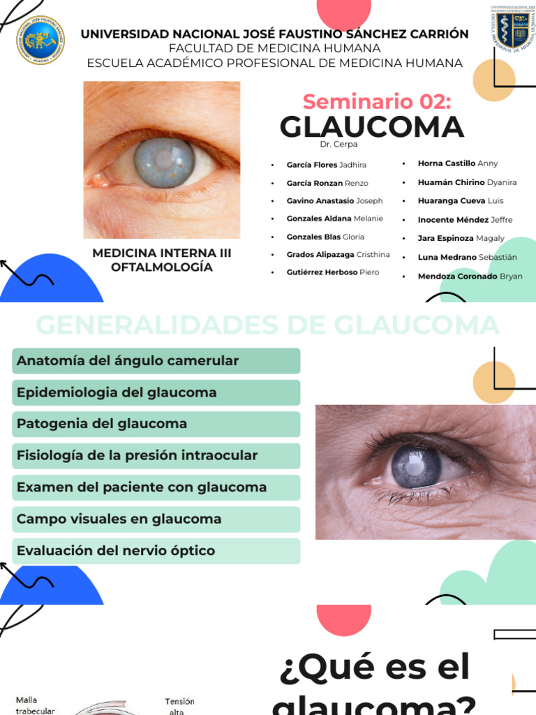 GLAUCOMA | PDF | Glaucoma | Ojo humano