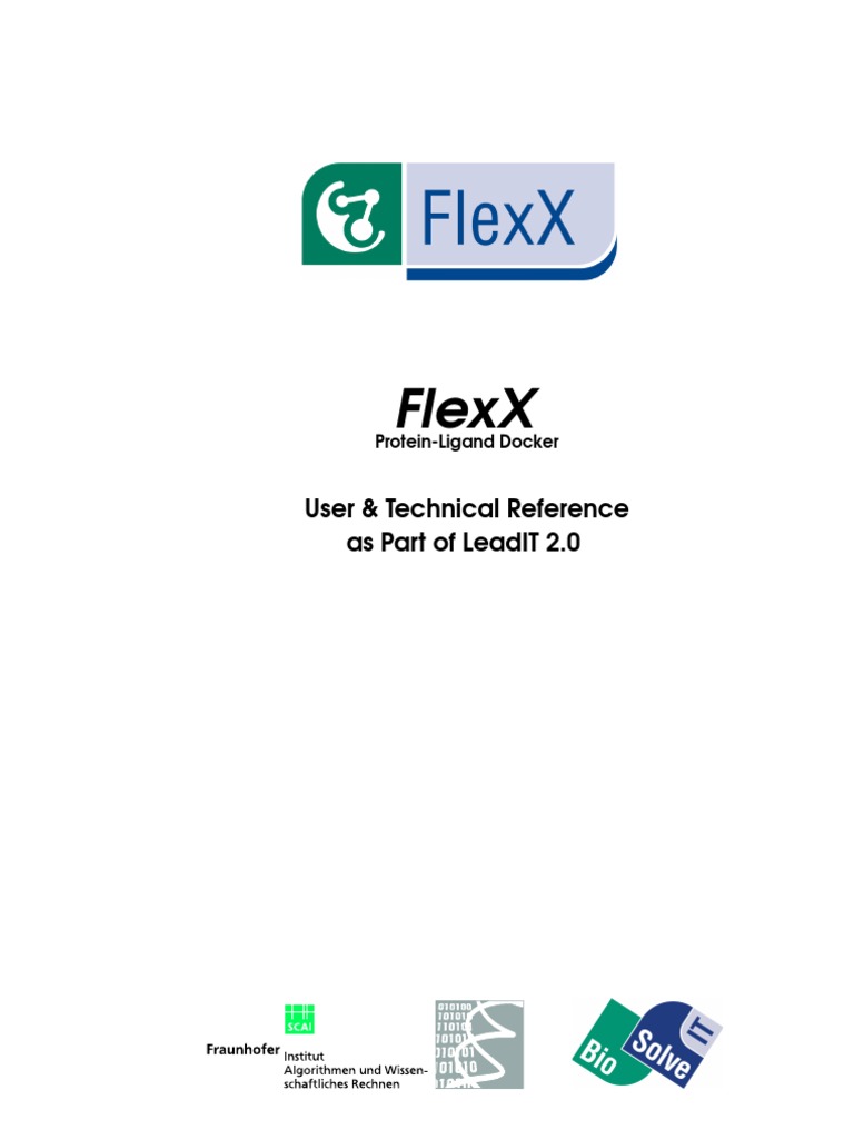 Leadit Flexx Ug | PDF | Docking (Molecular) | Command Line Interface