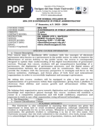 BPA Course Description Final | PDF | Public Administration | Governance