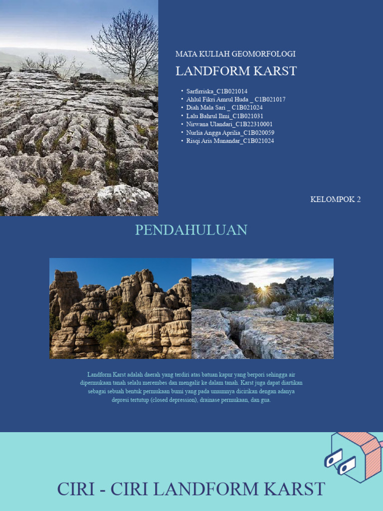 Ciri dan Proses Landform Karst | PDF