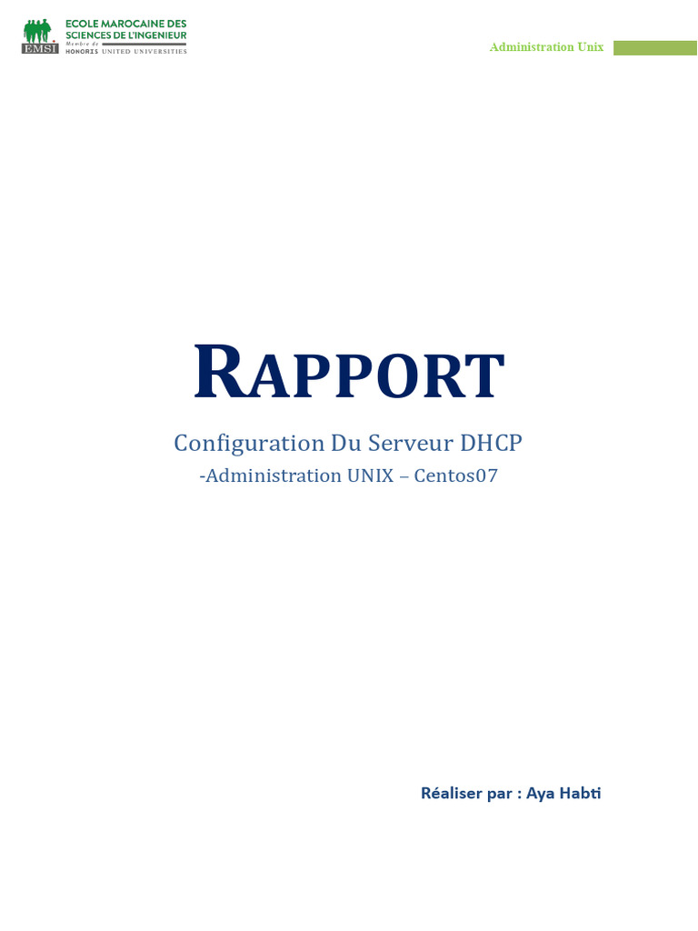 Rapport Unix | PDF