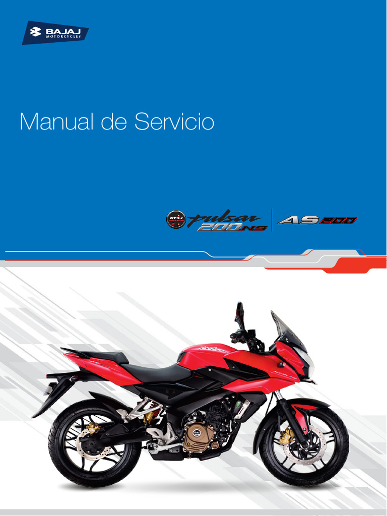 Pulsar As 200-Ns 200 | PDF | Ingeniería mecánica | Partes de vehículo