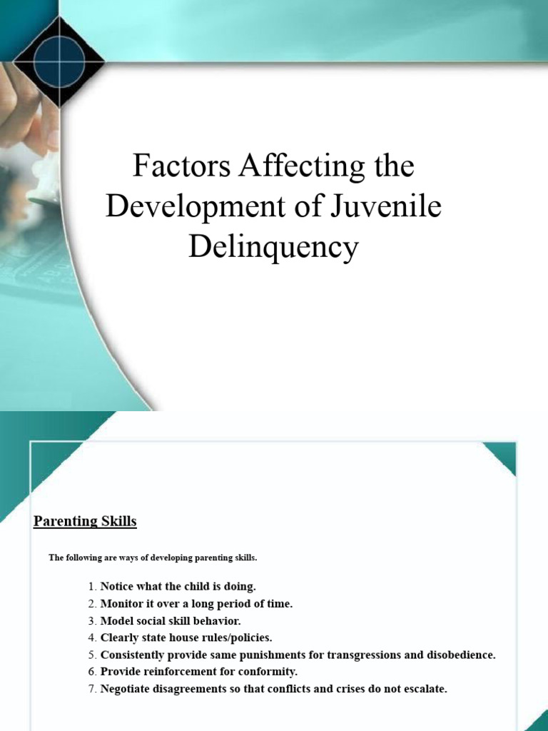 GupoJunjie - Factors Affecting The Development of Juvenile Delinquency ...