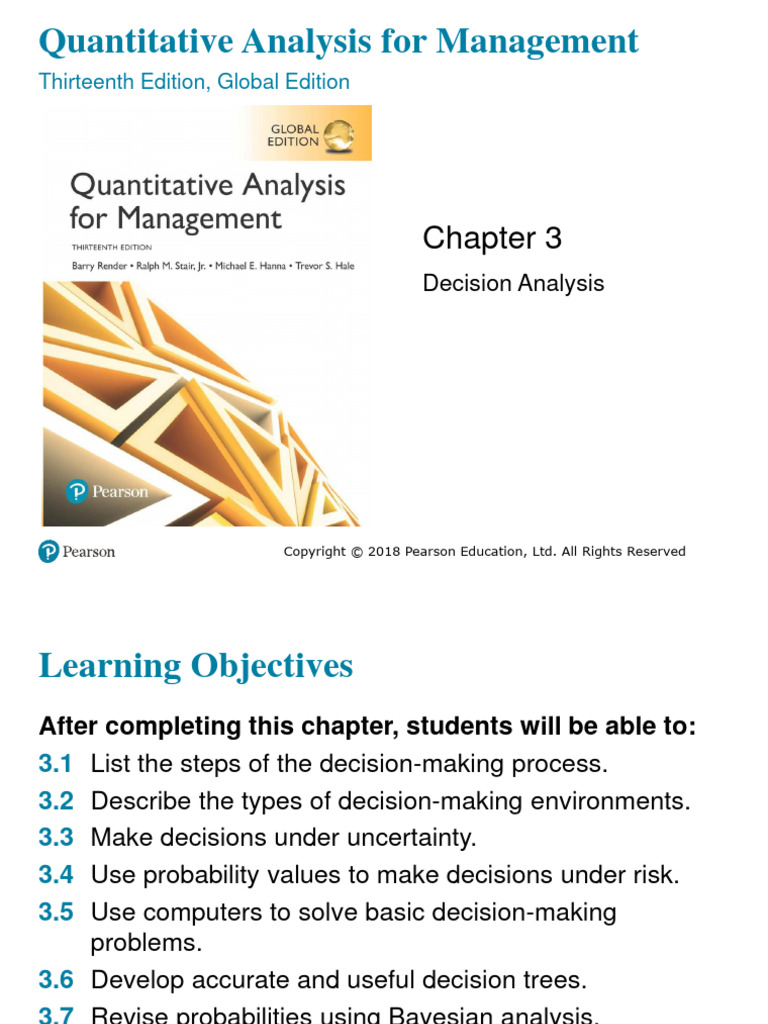 Render Qam13e PPT 03 Payoff | PDF | Decision Theory | Decision Making
