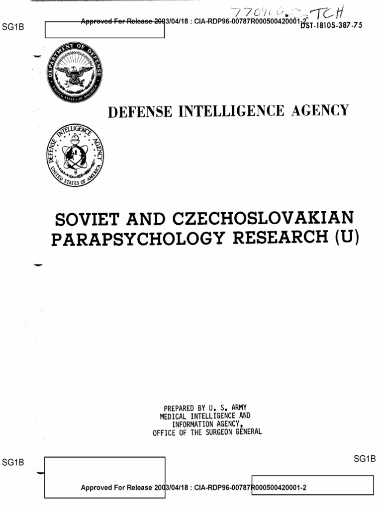 1st Conference On Psychotronic Research Prague 1973 | PDF ...