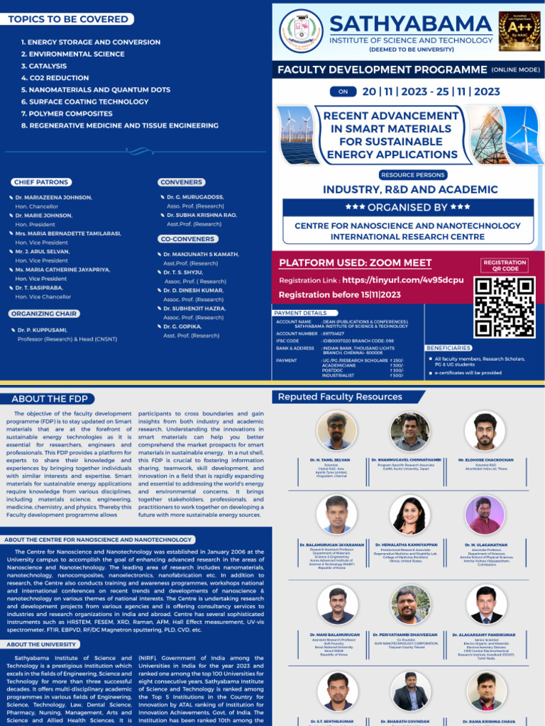 Six Day FDP-Brochure | PDF