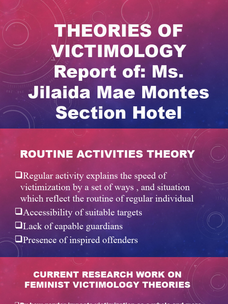 Theories of Victimology | PDF | Social Science | Self-Improvement
