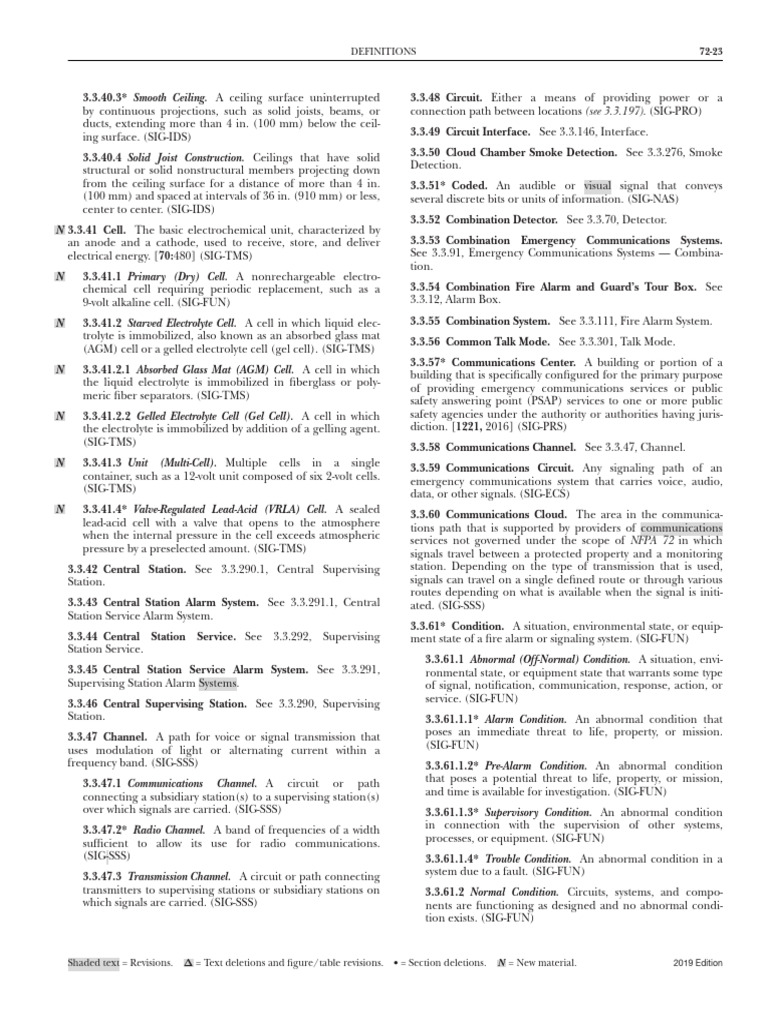 Nfpa 72, 2019 26 | PDF | Electrical Engineering | Physical Sciences