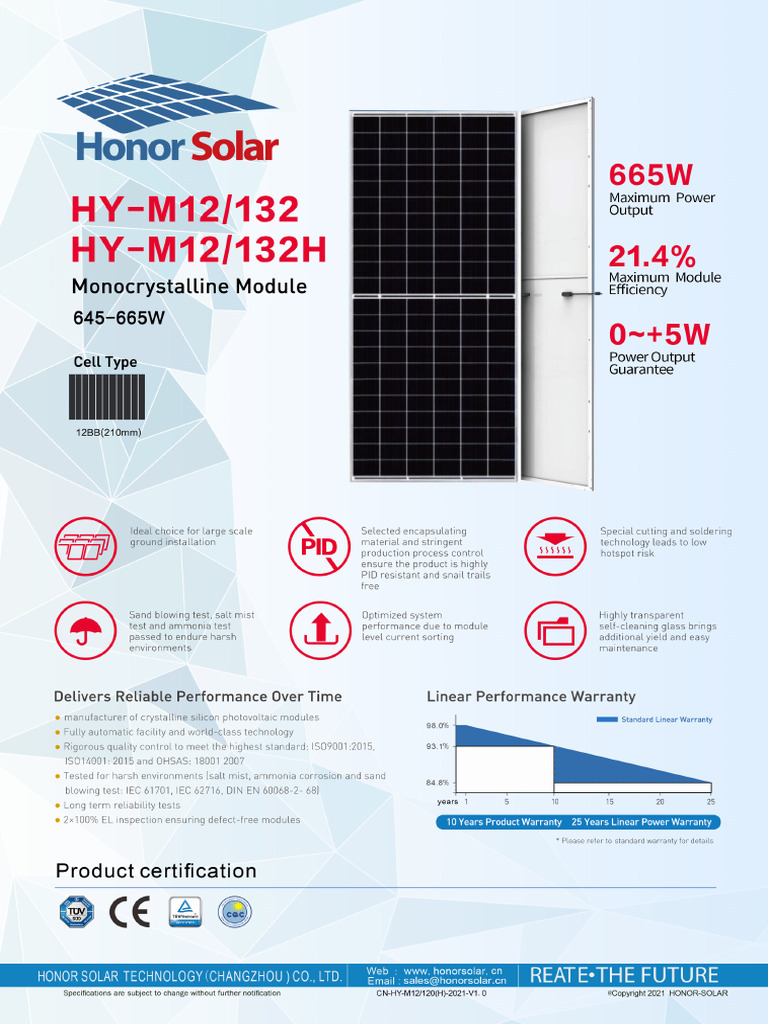 Datasheet - MFVHO-MO-132-665W | PDF