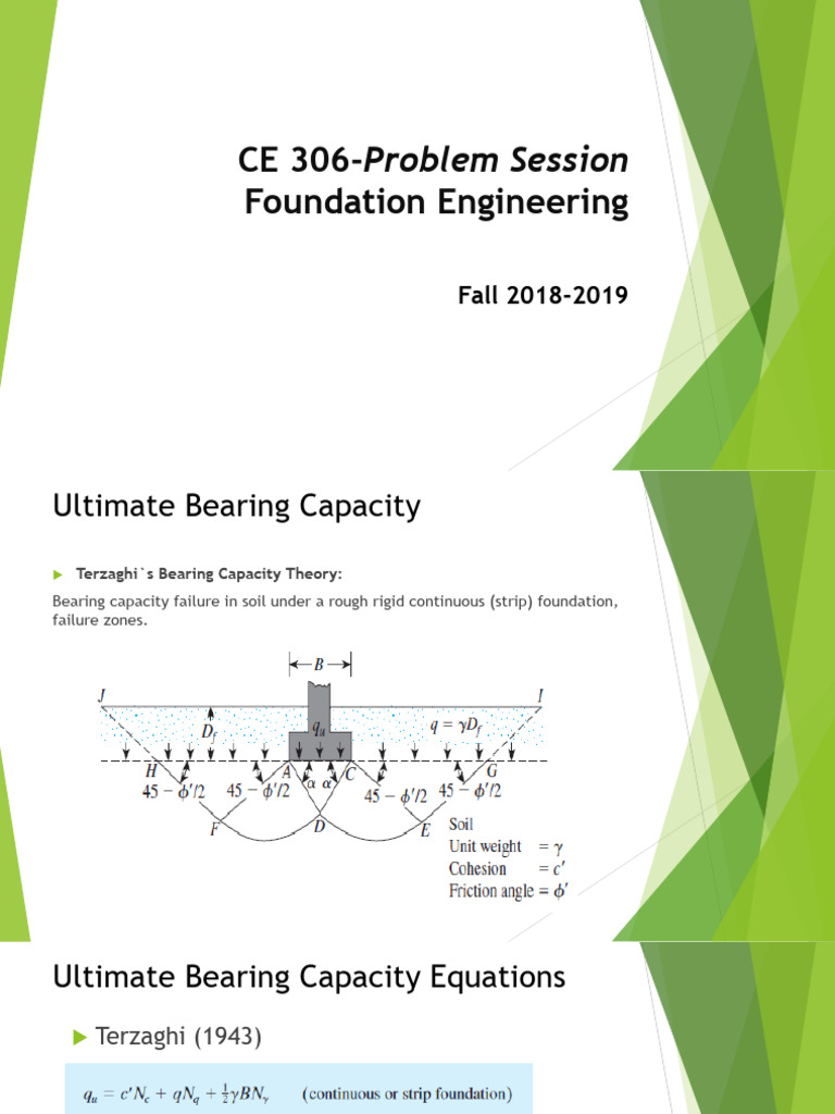 CE306 Shallow and Deep Foundations | PDF | Classical Mechanics ...