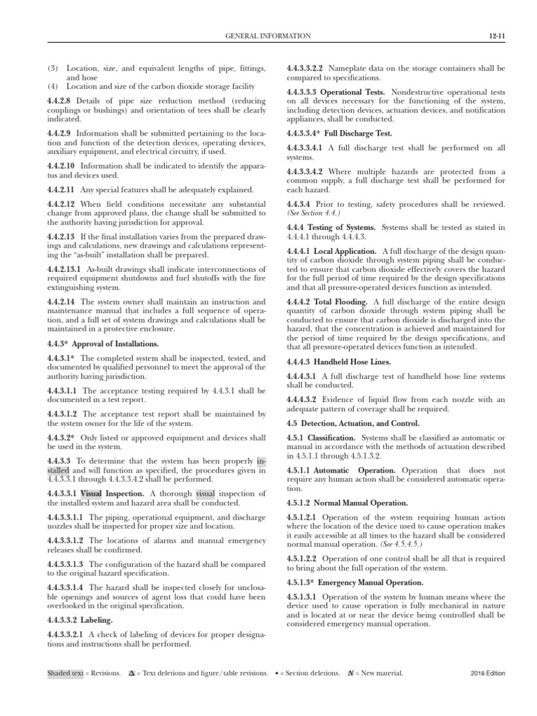 Nfpa 12 2018 14 | PDF | Hazards