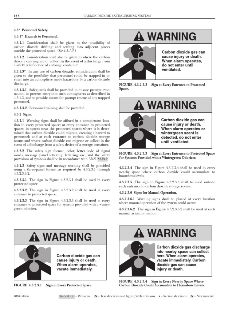 Nfpa 12 2018 11 | Download Free PDF | Hazards | Occupational Safety And ...