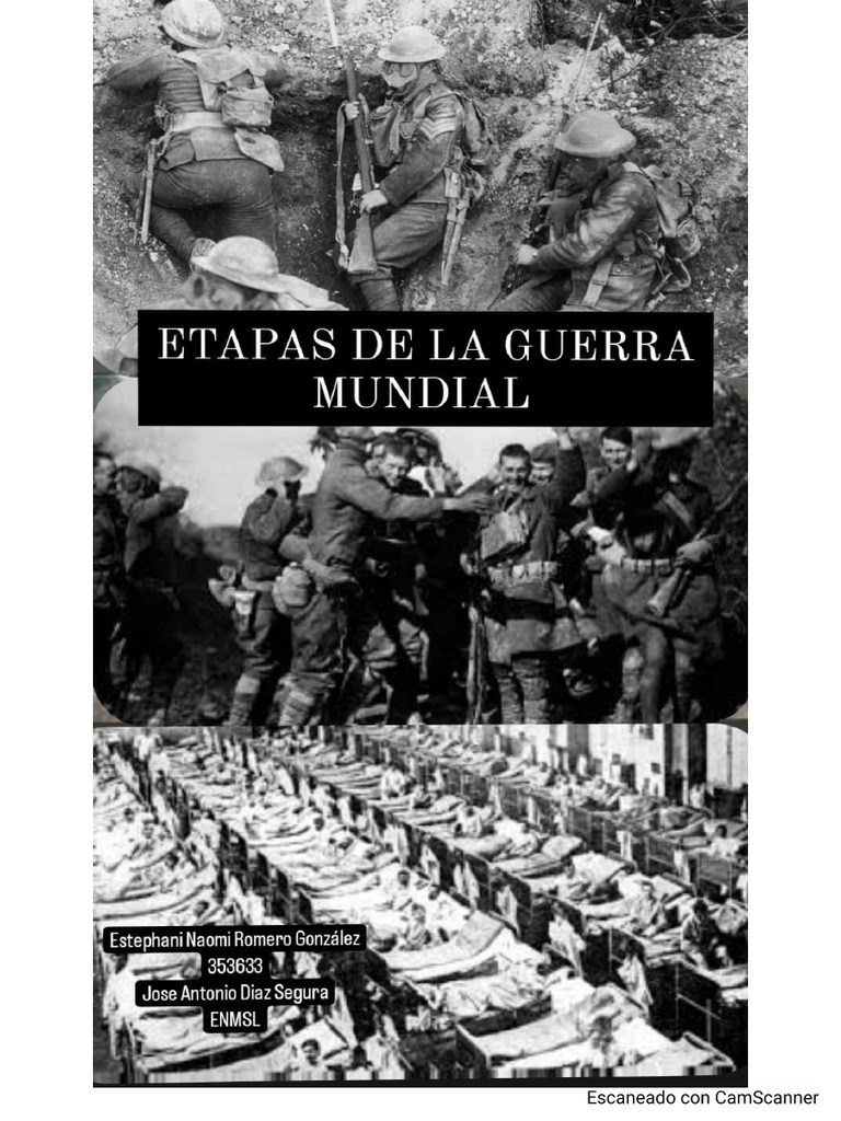 Etapas de La 1° Guerra Mundial | PDF