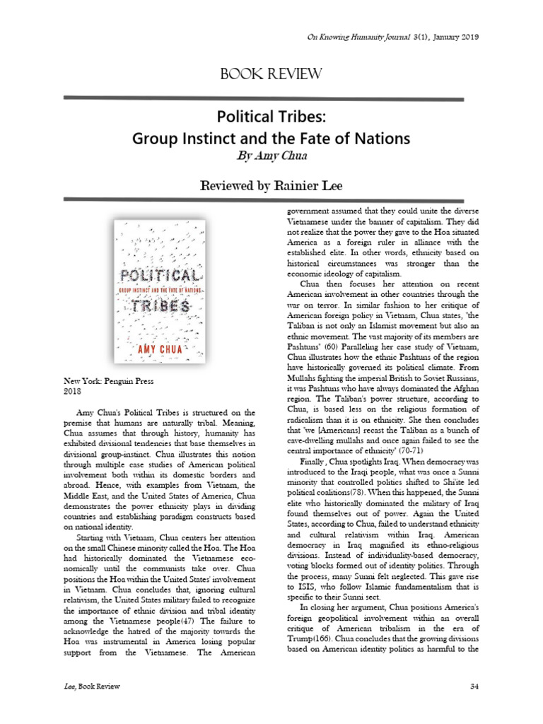 Political Tribes Group Instinct and The Fate of Na | PDF | Vietnam ...