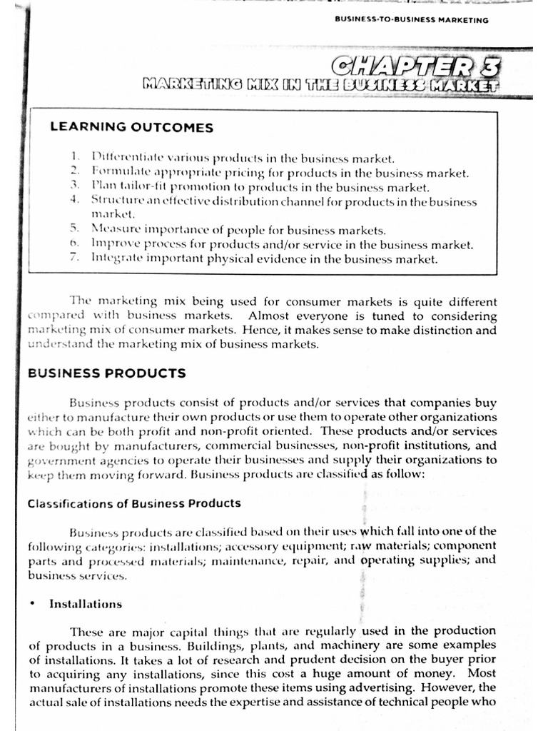 BM Chapter 3 Marketing Mix | PDF