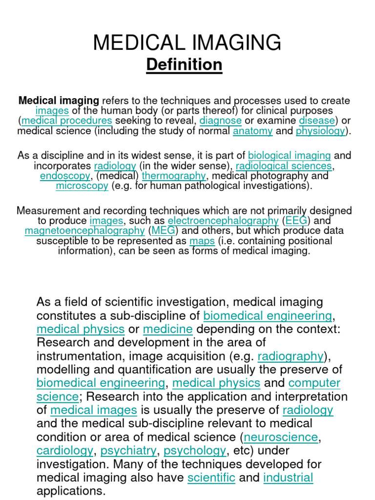 Lecture#1 1 | PDF | Medical Imaging | Ultrasound