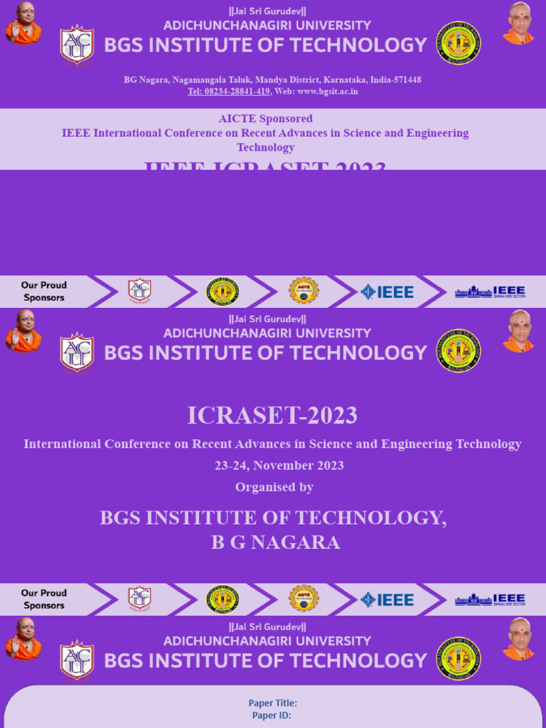 Ieee Icraset Presentation Final | PDF | Imaging | Algorithms