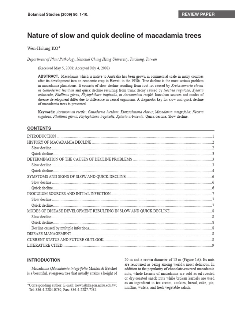 Bot501 01 | PDF | Plant Pathology | Trees
